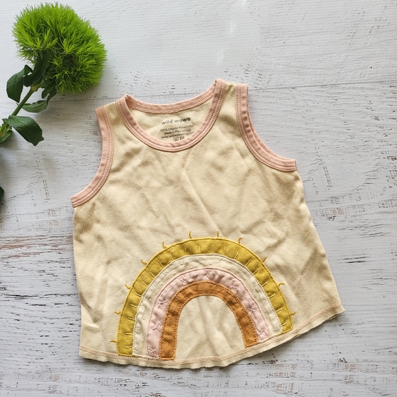 Wild Wawa | Shirts & Tops | Wild Wawa Rainbow Top 62m | Poshmark